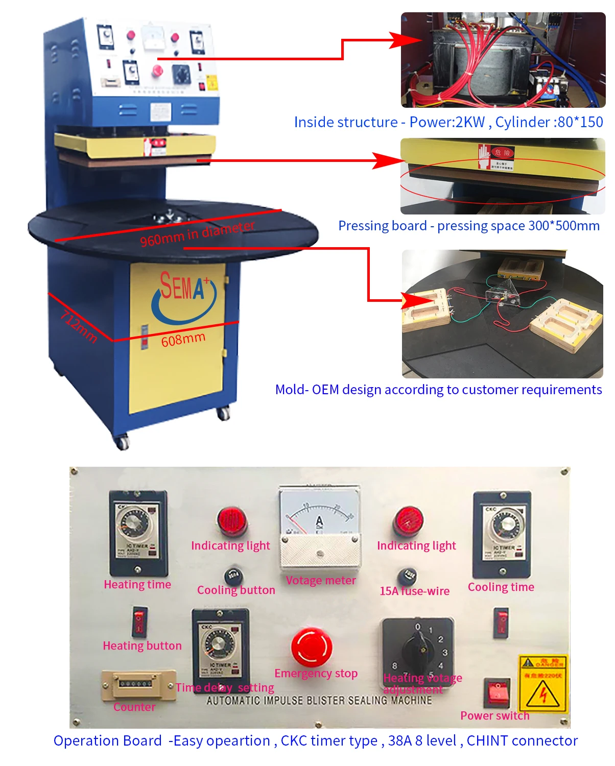 Blister and Paper Card Sealing Blister Packing Machine| Alibaba.com