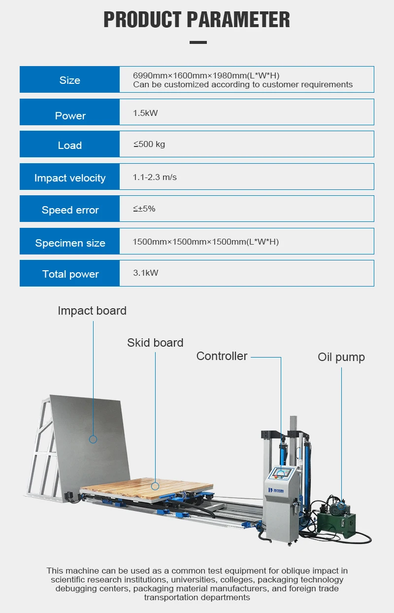 ISTA Package Incline Impact Test Machine 500kg for Carton /Box| Alibaba.com