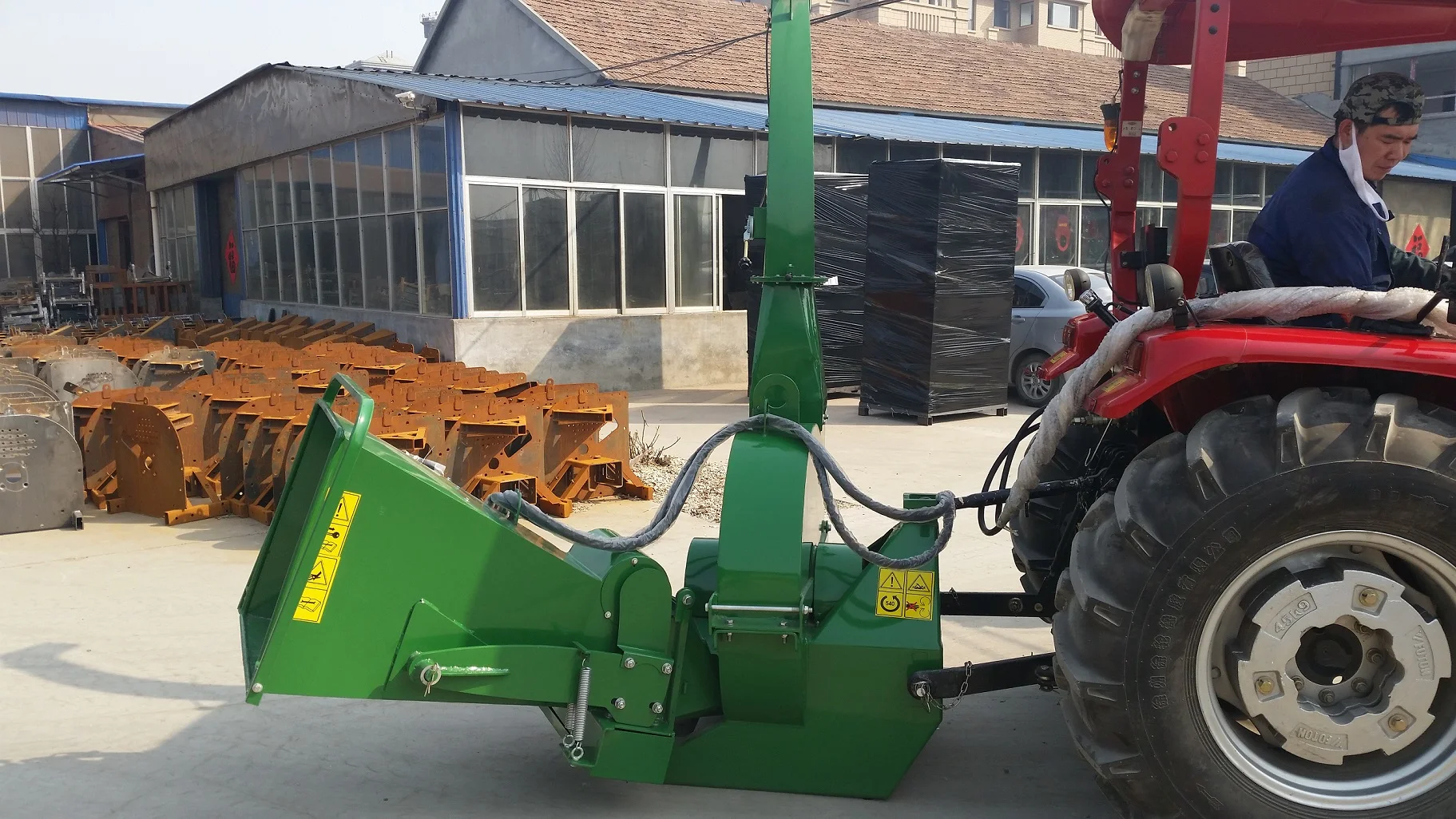 Wood Chipper Wood Chipper Pto Branch Shredder Crusher Wood Chopper for ...