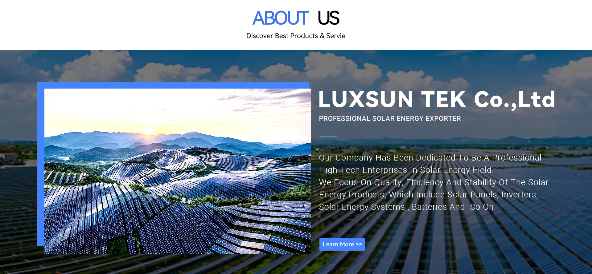 Luxsun Tek Co.,Ltd - Solar Panel, Solar Energy System