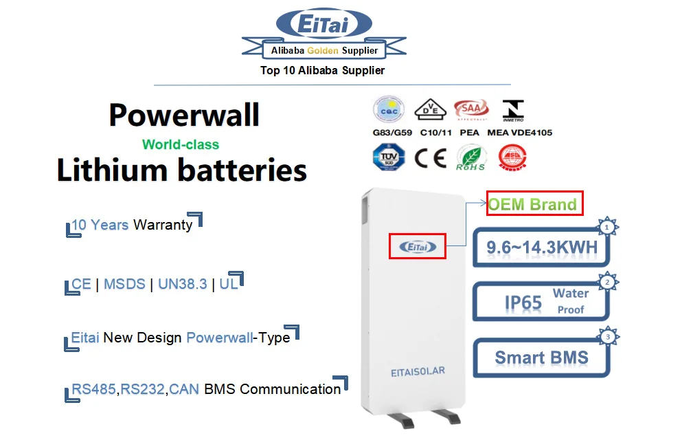 Eitai Lifepo4 48v 51.2v 120ah 200ah 280ah家用储能系统太阳能储能锂电池 - Buy Lifepo4锂 ...