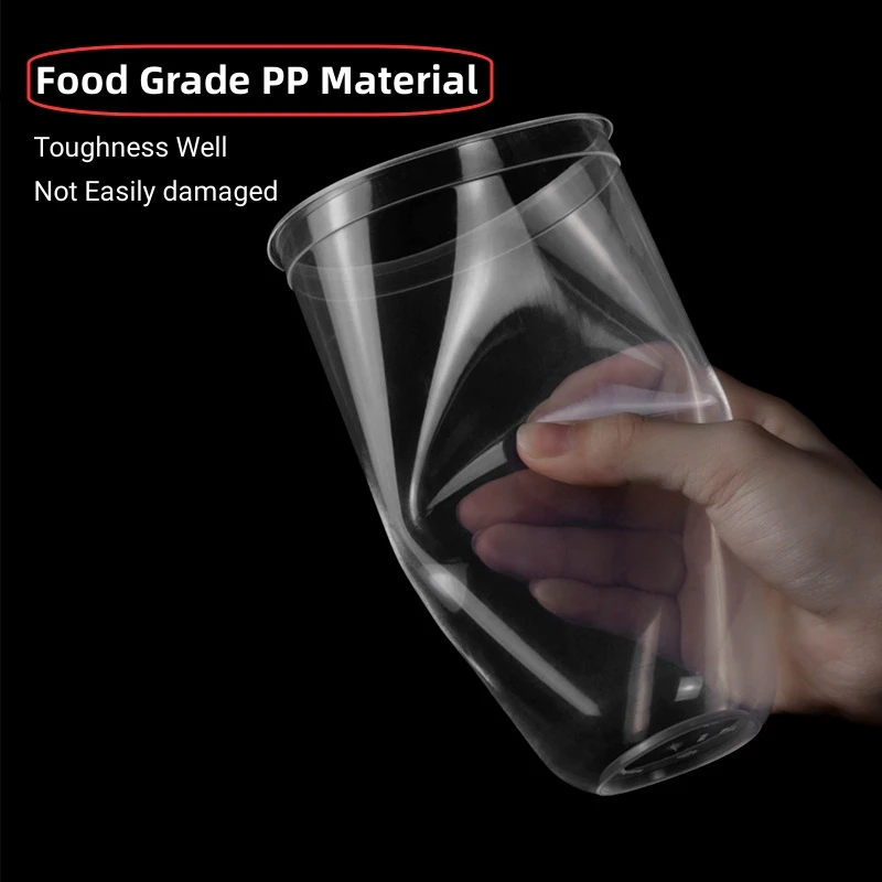 New Design Custom Logo Printing 8oz 12oz 16oz Transparent Frosted ...