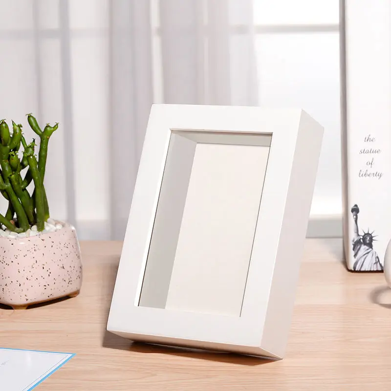 Custom White Shadow Box Picture Frame Wholesale 3d Deep Shadow Box ...