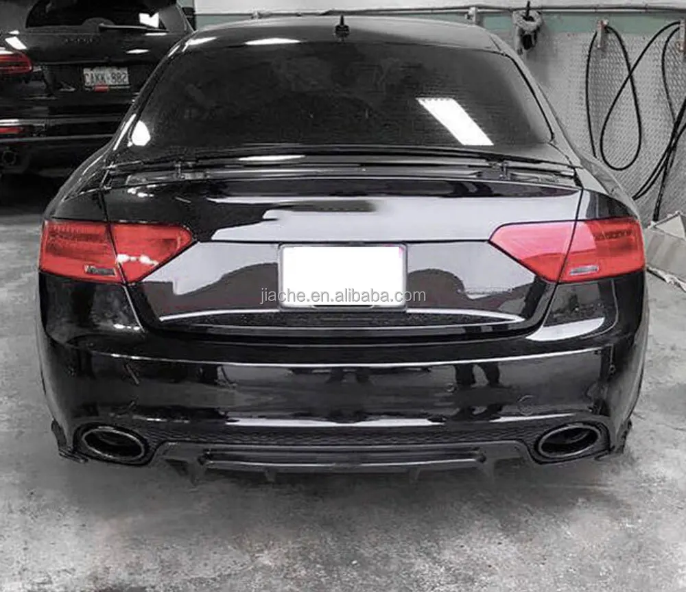 JMCARCOOL Carbon Fiber Rear Diffuser Lip Spoiler for Audi RS5