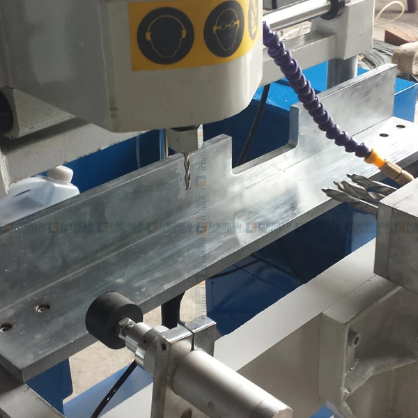 Double Axis Pvc/upvc Window Routing Machine Door Window Lock Hole ...