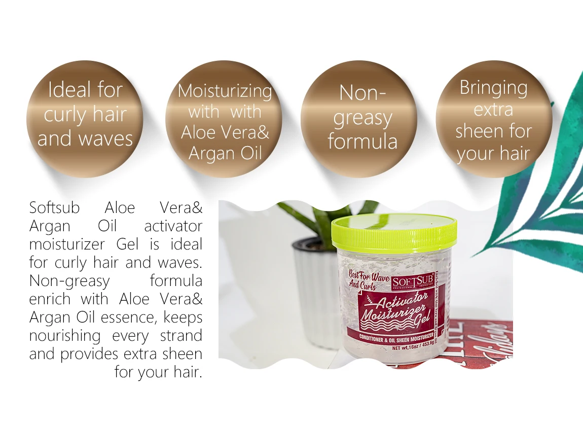 2023 Softsub Curly Hair Gel - Moisturizing & Hair Repairing