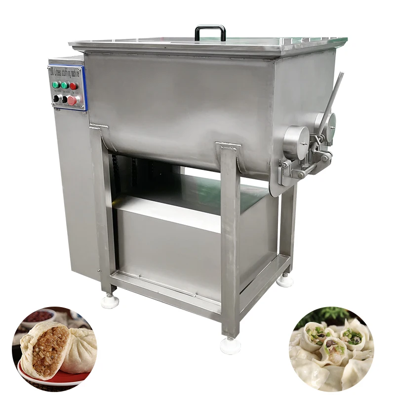 Industrial Vacuum Meat Mixing Machine Vacuum Sausage Full Automatic ...