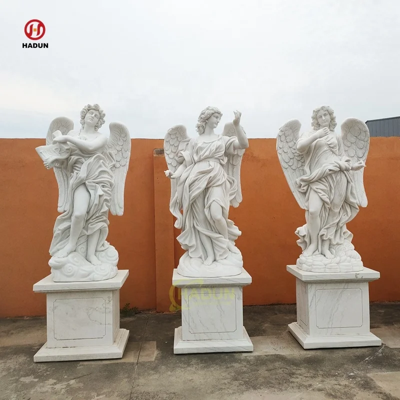 Outdoor Garden Life Size Greek Marble Guardian Angel Sculpture| Alibaba.com