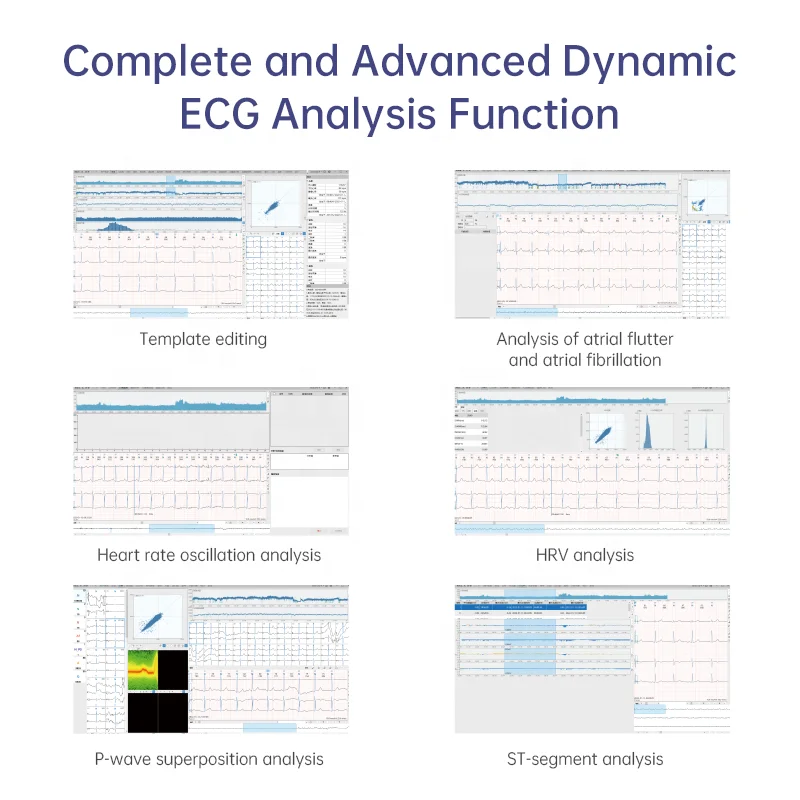 LEPU TH12 ECG Holter Recorder - 24 Hour Cardiac Monitoring