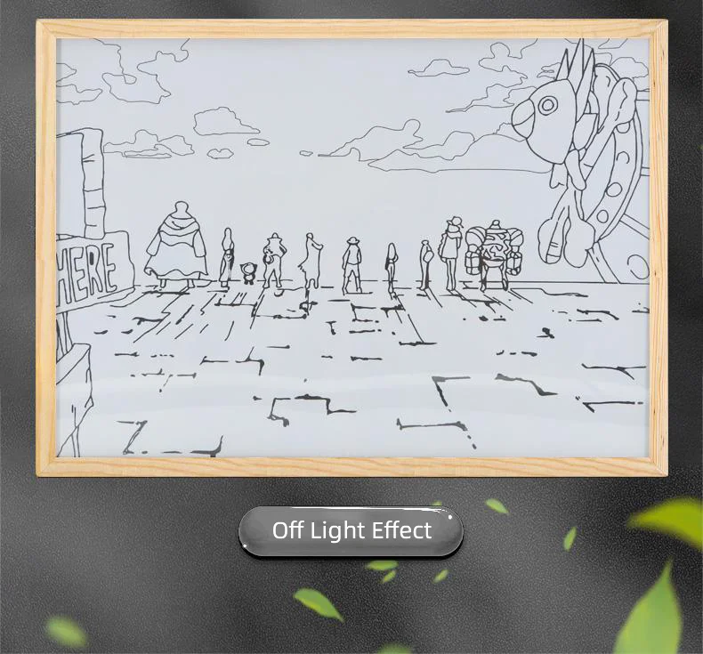 Creative Anime Light Box Template Paper Craft The Anime Design Led ...