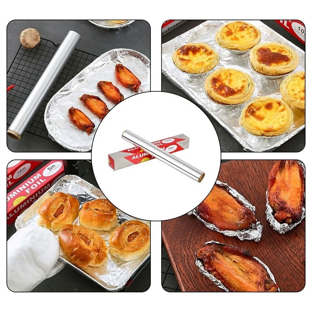 High Quality Aluminum Foil Paper Roll For Oven Baking/bbq 30cm * 5 M 1 ...