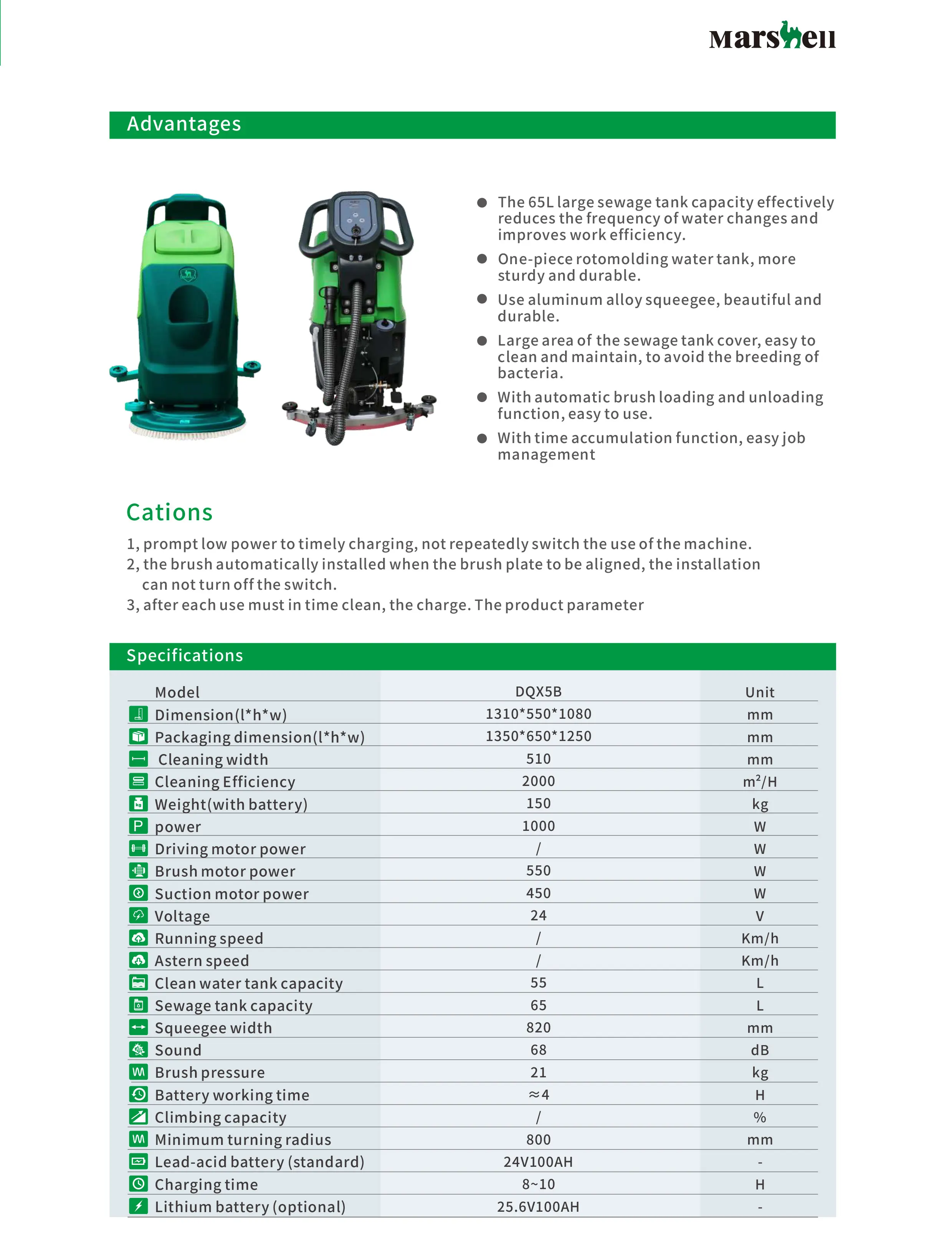24V Walk-Behind Commercial Floor Scrubber Wet-Dry Vacuum Machine for ...
