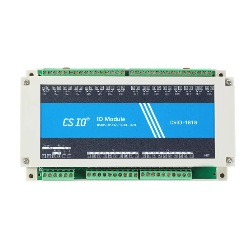 Csio 1616 Industrial Rs485 Modbus Io Module With 16 Input 16 Output Rs232 Relay Support