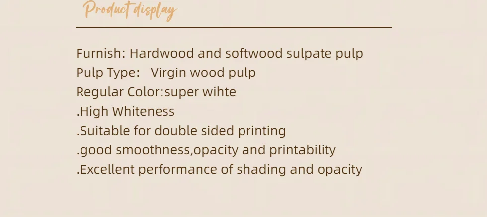 High Quality Jumbo Roll A4 Paper from China Factory