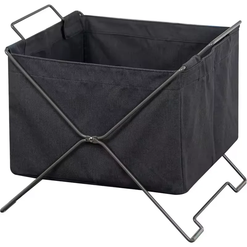 Foldable magazine shelves newspaper racks storage baskets folding hand ...