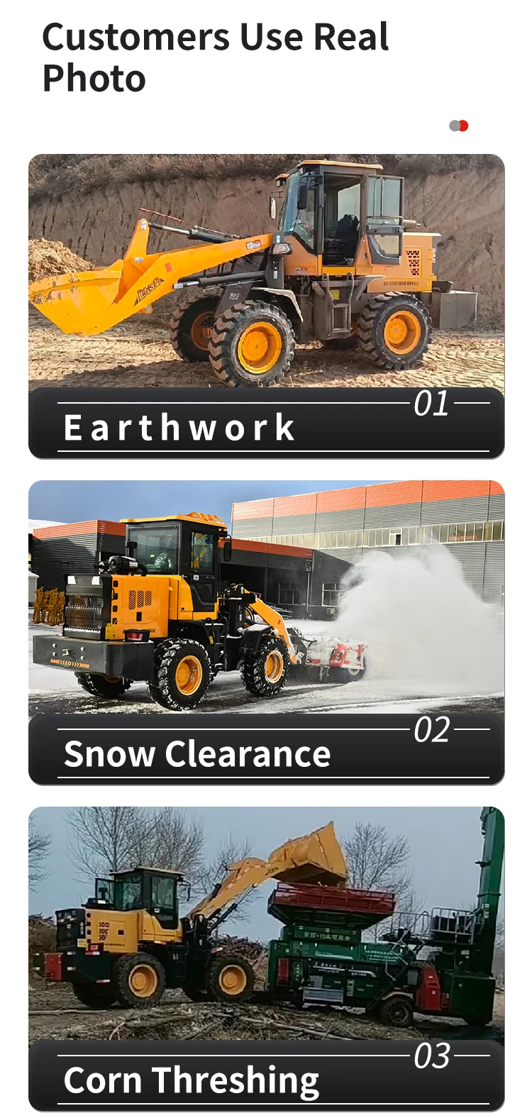 2024 Hydraulic Pilot Control Wheel Loader With Air Conditioner - Buy ...