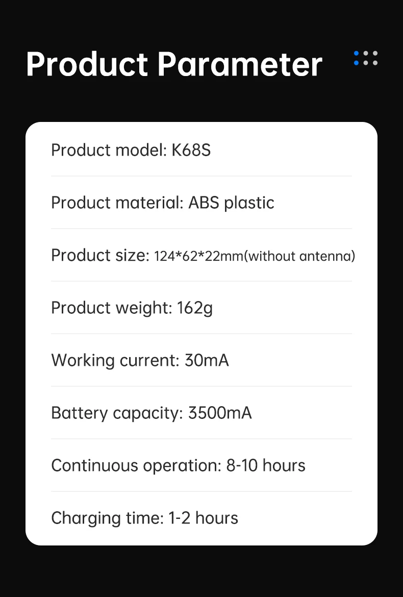 New Arrival 2024 Full Range Scan Wireless Spy Camera GPS RF Bug Signal Finder Detector K68S Gps ...