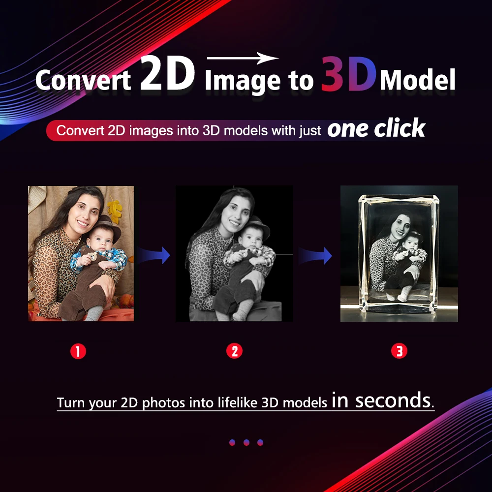 3D Laser Crystal Engraving Machine - High Precision