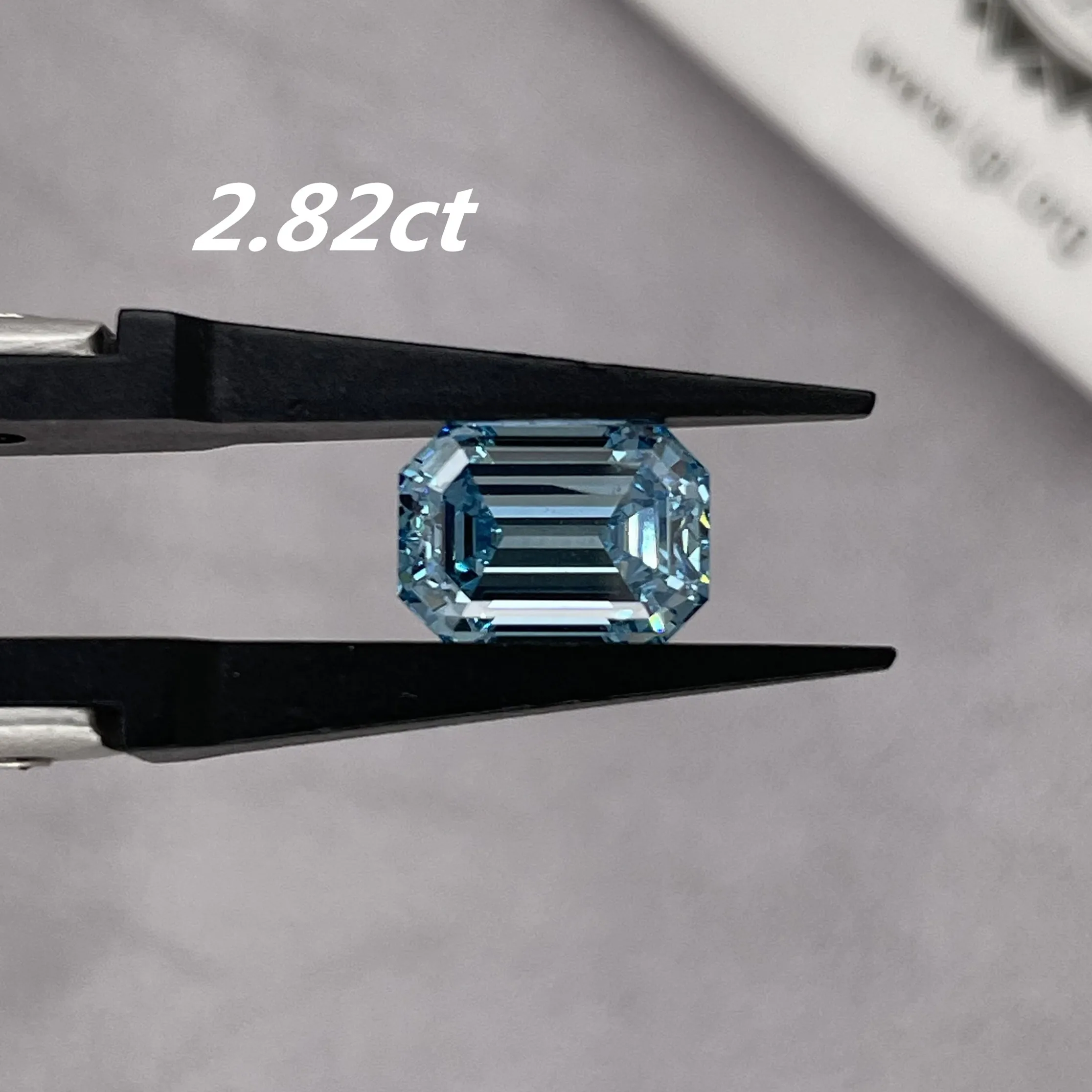 Lab Grown Diamond Blue Color 1ct 1.5ct 2.8ct Big Sales