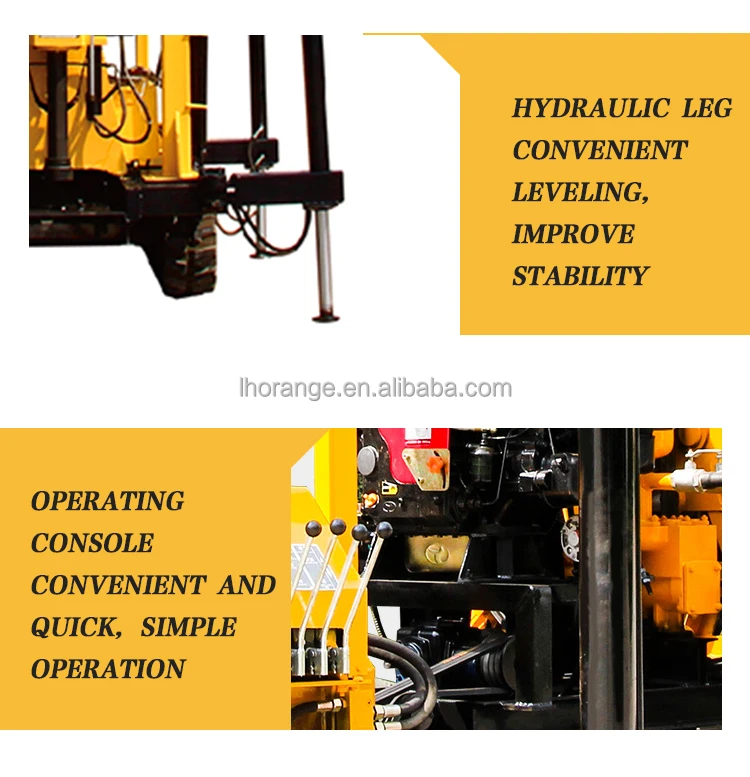 600m Depth Mobile Xyx-3 Hydraulic Rotary Wheeled Drilling Rig For Water ...