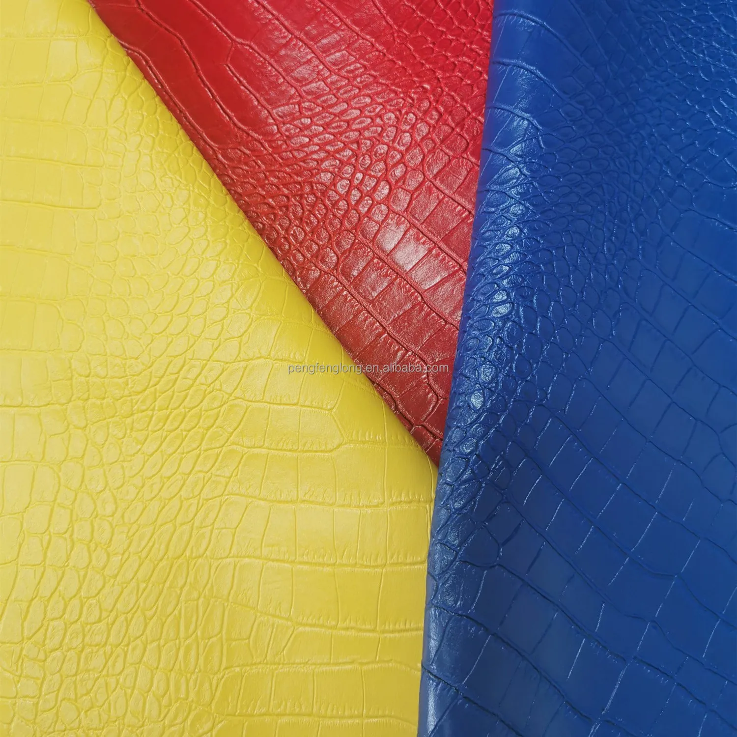 Crocodile Texture Synthetic Pvc Leather Dy3010 Anti-scratch Durable Use ...