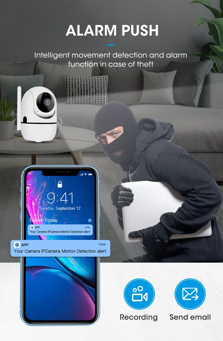 Nightshot Mini Camera With Night-vision Function And Voice Intercom ...