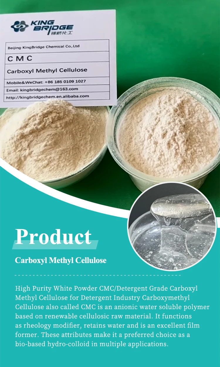 Water Retention Dispersibility Shear Thinning Property Cmc ...