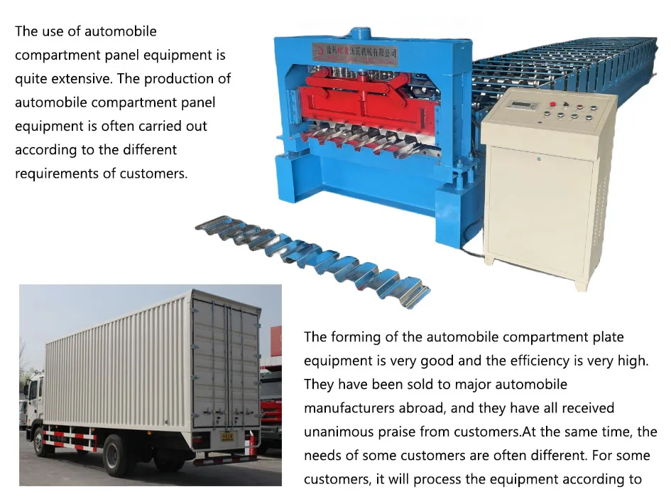 Load-bearing Car Panel Truck Board Floor Deck Cold Roll Forming Machine ...