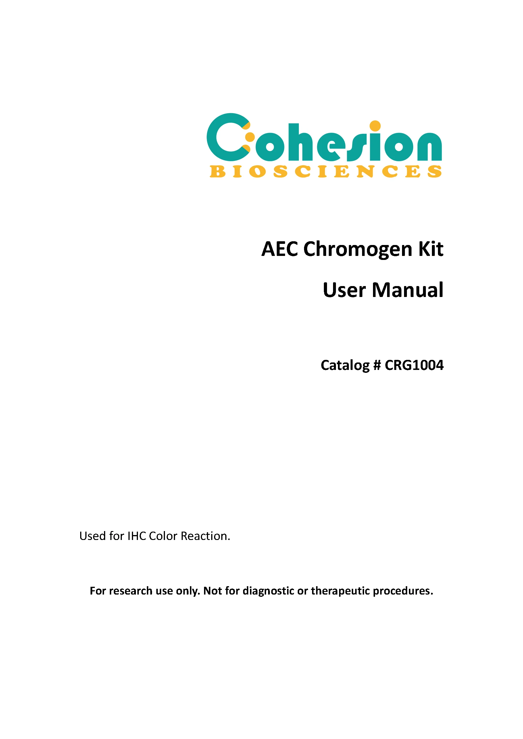Aec Chromogen Kit - Buy Kit,Aec Chromogen,Reagent Product on Alibaba.com