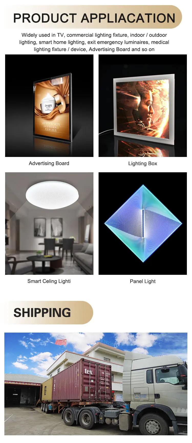 KUNXIN Clear 3mm 4mm 6mm PMMA Acrylic Laser Dotting Light Guide Panel OEM