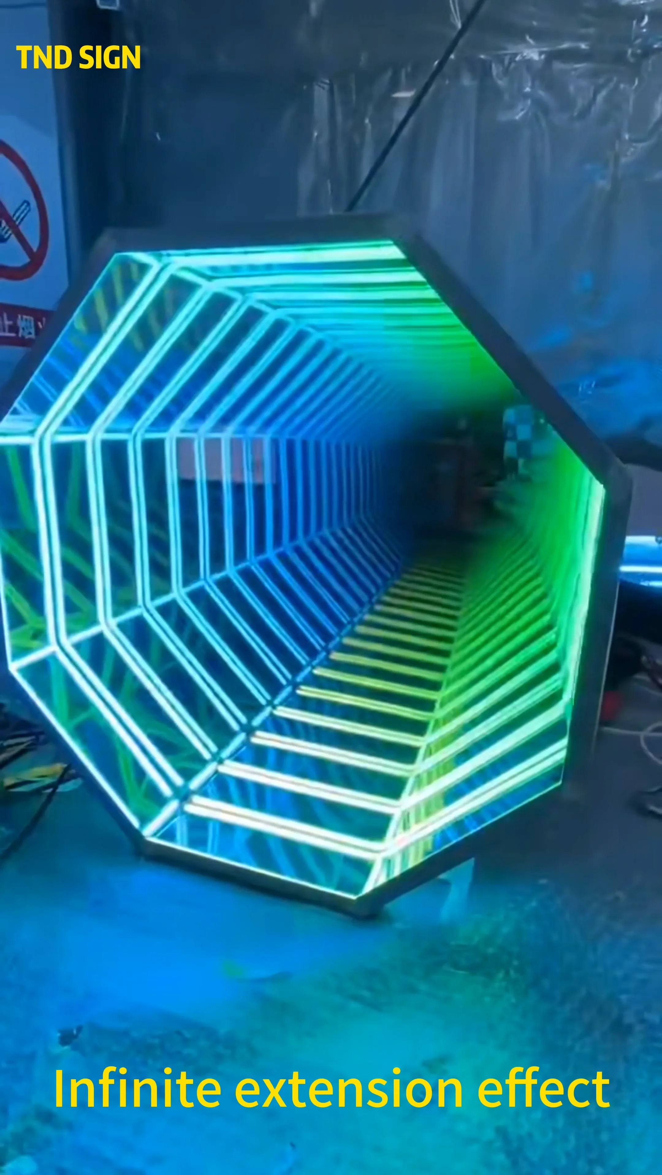 Winbo Custom Thousand Layer Magic Neon Mirror Rgb Letters Logo Custom ...