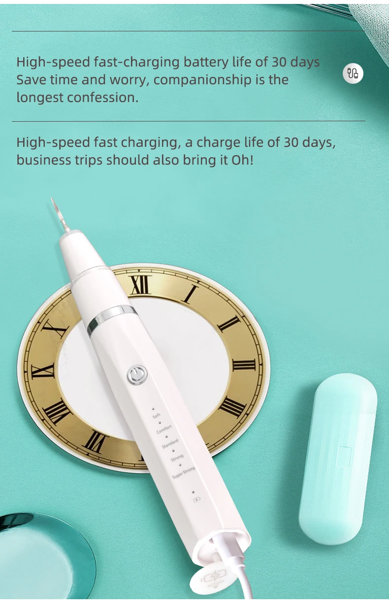 Mini Electric Smart Teeth Cleaner Portable Ultrasonic Teeth For Dental ...