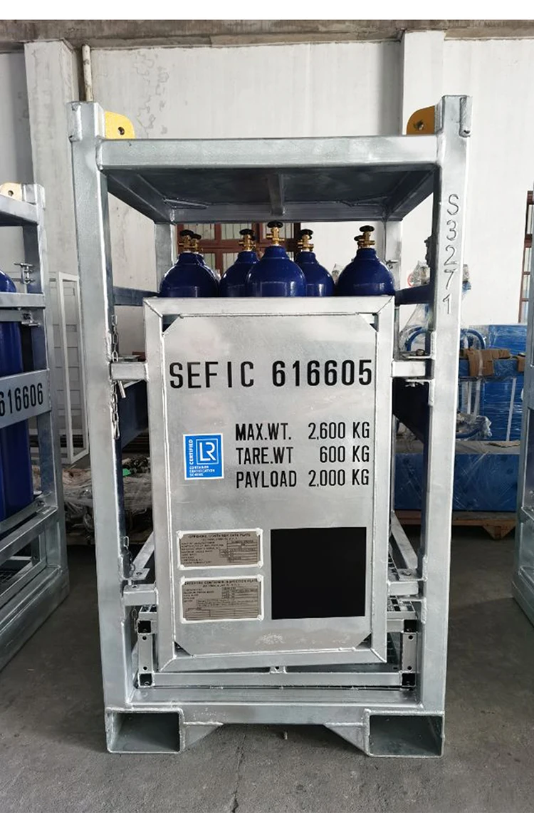 Wonder Gas Offshore Platform Oxygen Gas Cylinder Rack Dnv Cylinder Rack ...