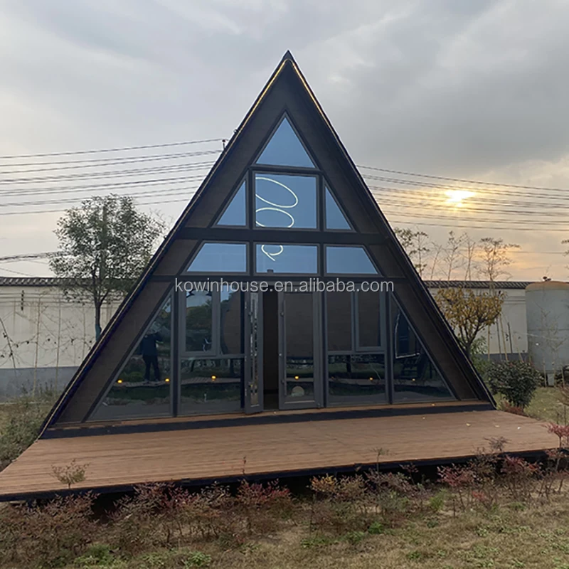 Alibaba.com: Wooden Triangle Shape Steel Structure Small Houses, A ...