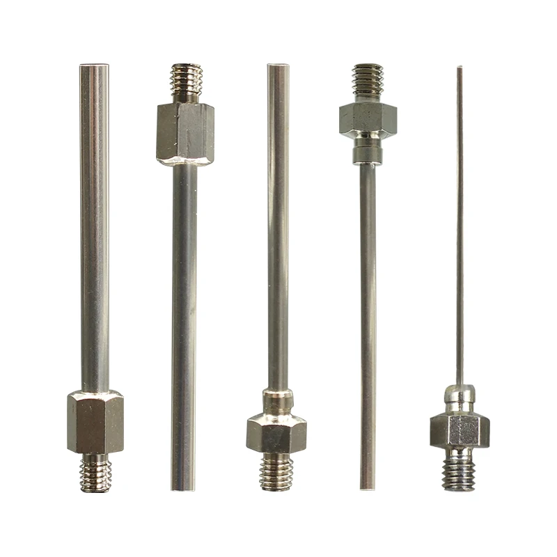 M4 External Thread Needle Tube All Metal Stainless Steel Disposable ...