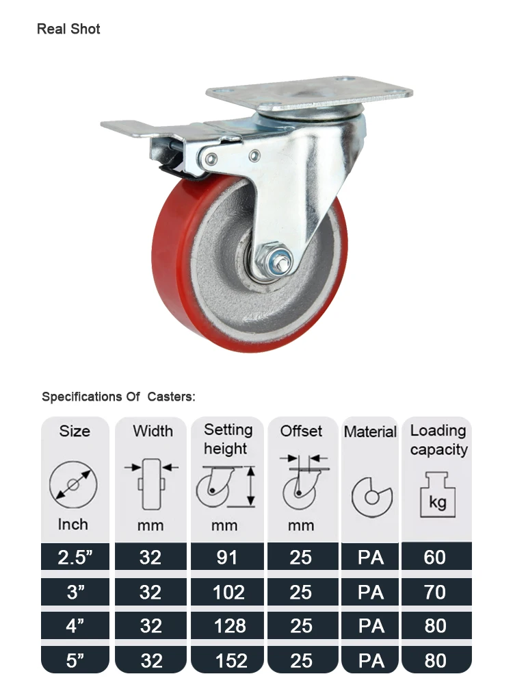 Widely Used Leveling Wheel Caster Lifting Heavy Duty Adjustable Casters ...
