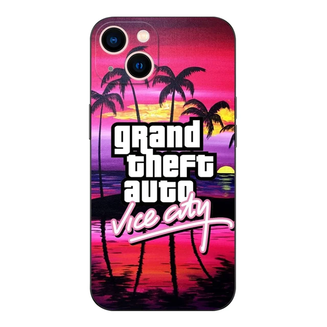 Custom Gta Vice City Silicone Cover For Iphone 11/12/13/14/15 Pro Max ...