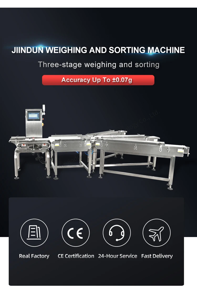 High Accuracy Auto Weighing Machine Fruit Sorting Machine Checkweigher ...