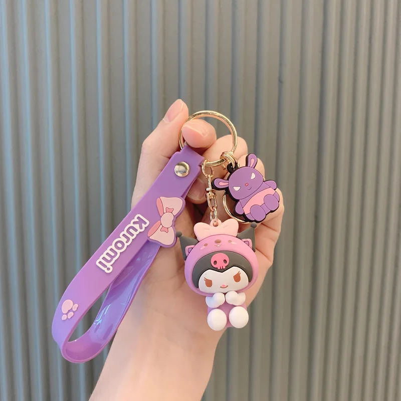 Accessories Wholesale Pvc Rubber 3d Cute Kawaii Hello Kitty Keychain ...