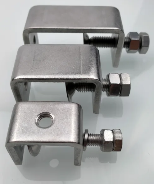 304 Stainless Steel Adjustable C Channel Beam Clamps
