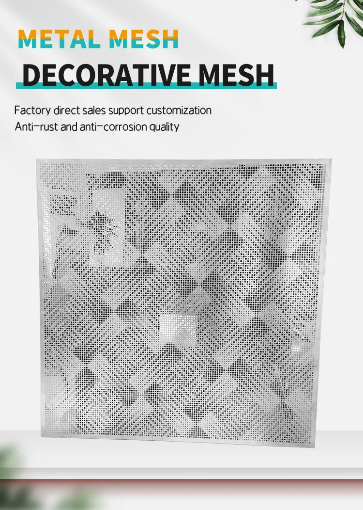 Decorative Stainless Steel Perforated Metal Mesh Rhombus Round Hole ...