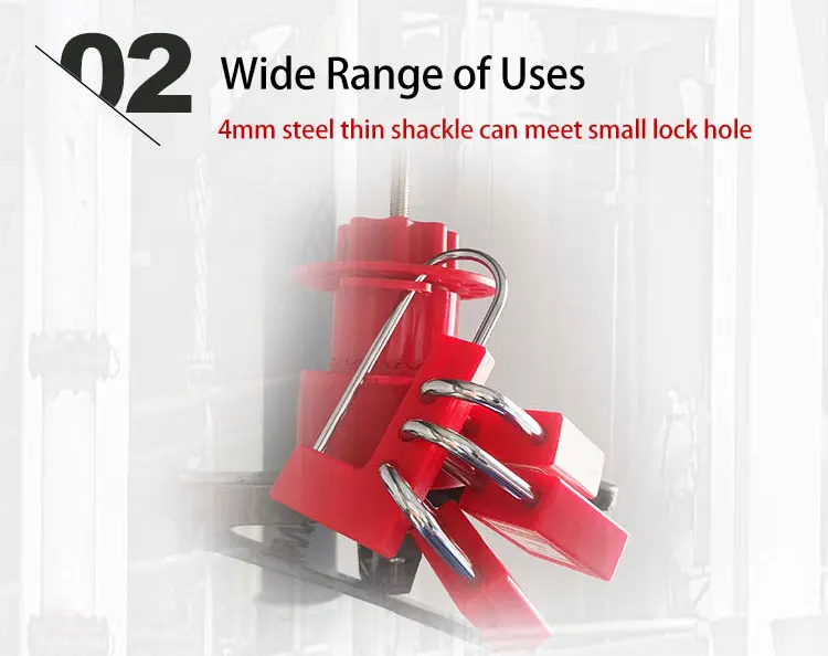 Lock Out Lockout Tagout Hasp With 3 Holes Steel Shackle - Buy Lockout ...