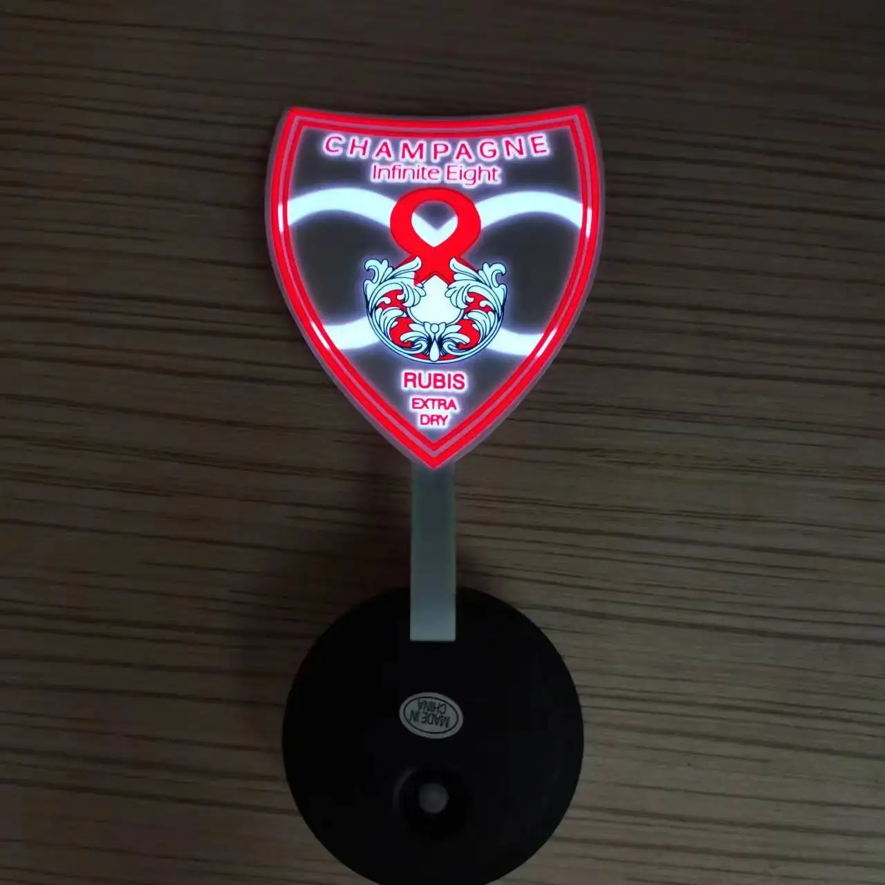 Customized EL Luminous Wine logo Lighting Label| Alibaba.com