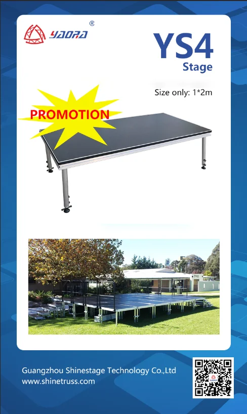 Factory Aluminum Stage Platform 4x8 ft - Modular Outdoor Stage Deck for ...