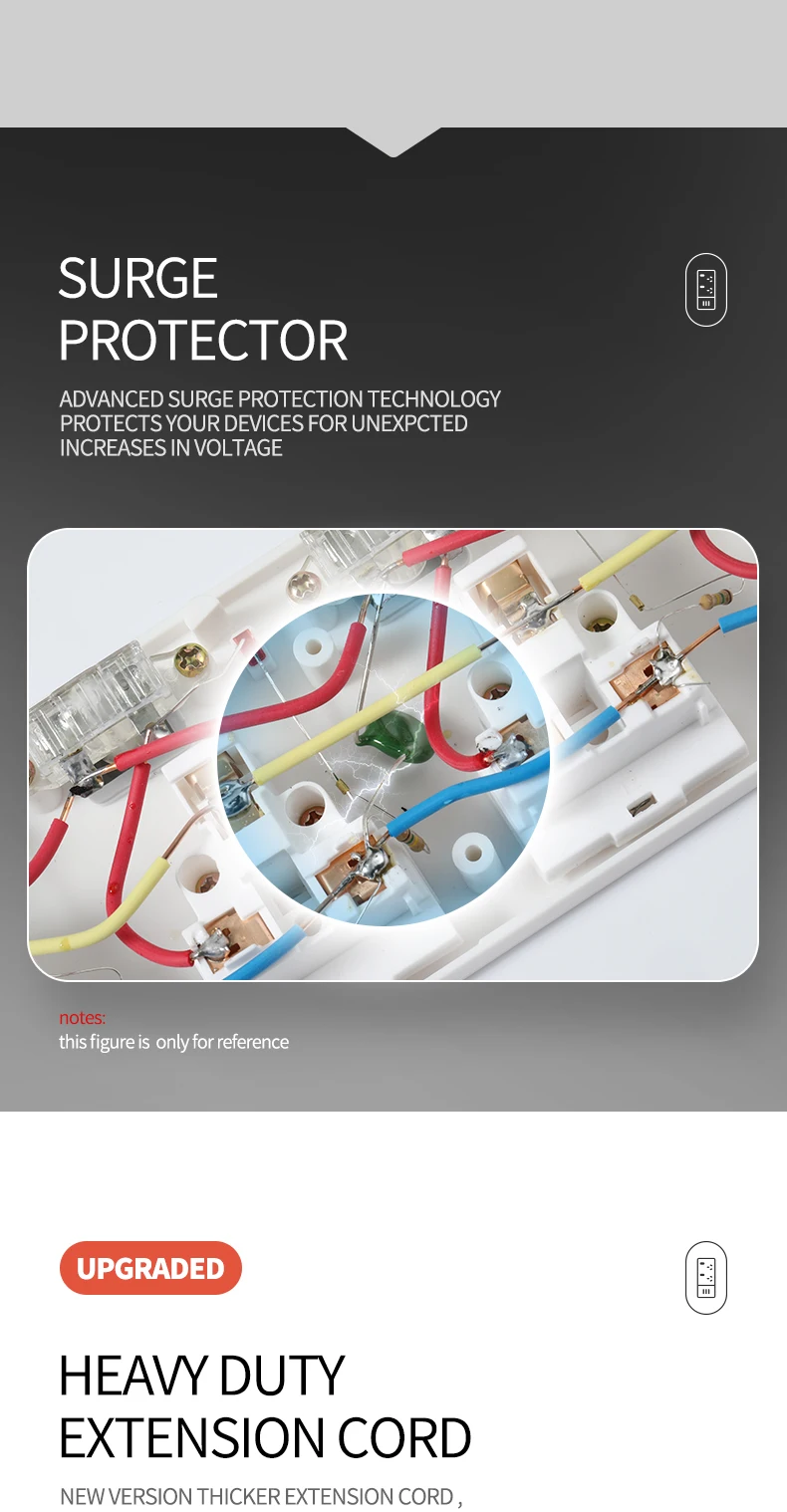 Universal Type 4 Way 50M Capacity Extension Cord Reel