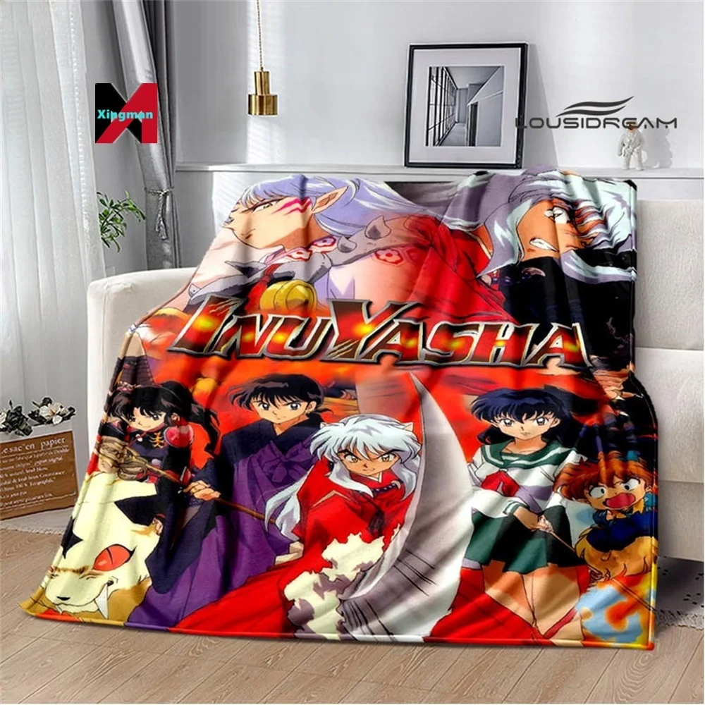 Throws Inuyasha Cartoon picnic Bed Home travel birthday present blanket ...