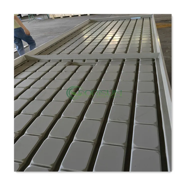 Plastic Rolling Flood And Drain Grow Tables Ebb And Flow System ...