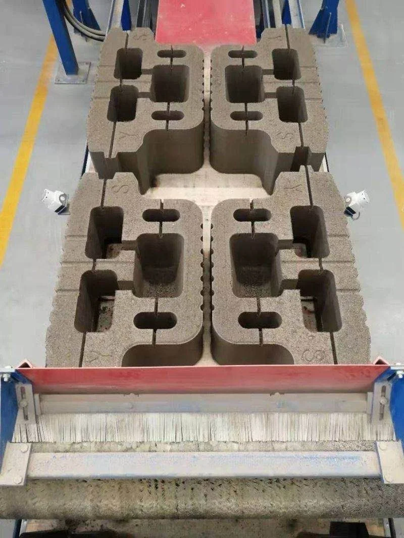 Interlocking Concrete Block Mould Machine for Garden Wall Decoration