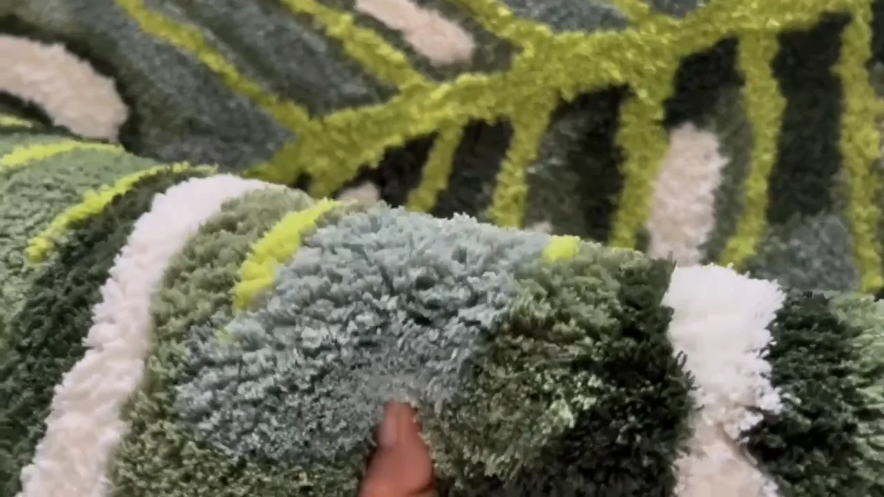 French Fries Tufted Rug Carpet Custom Rug With Logo Soft Room Fluffy ...