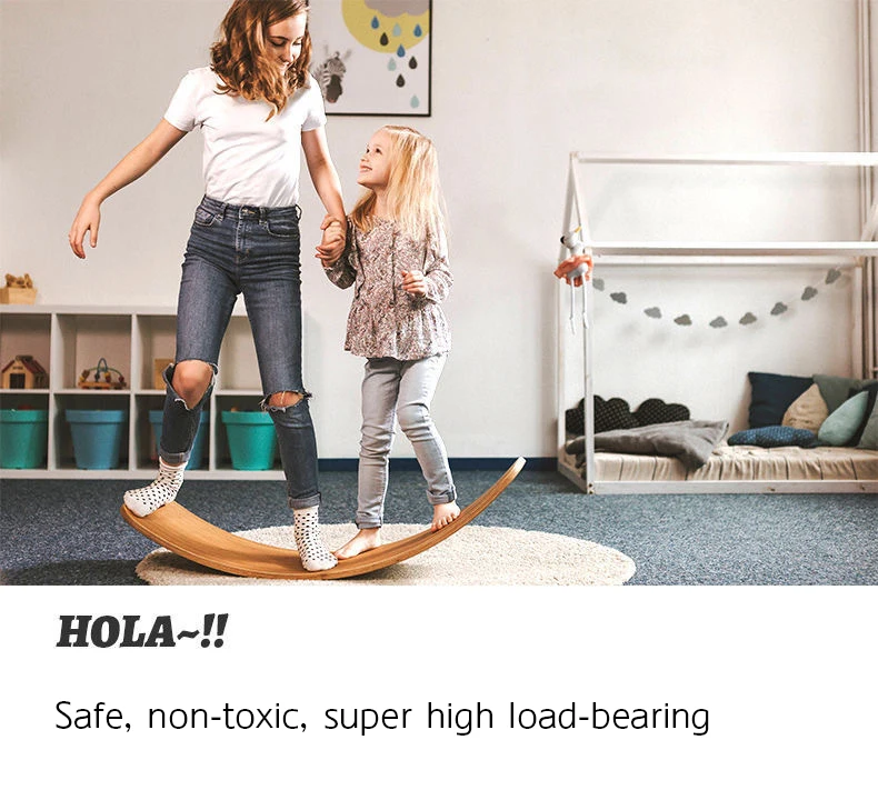 Wooden Balance Toys Balance Board Wobble Board for Kids Toddlers ...